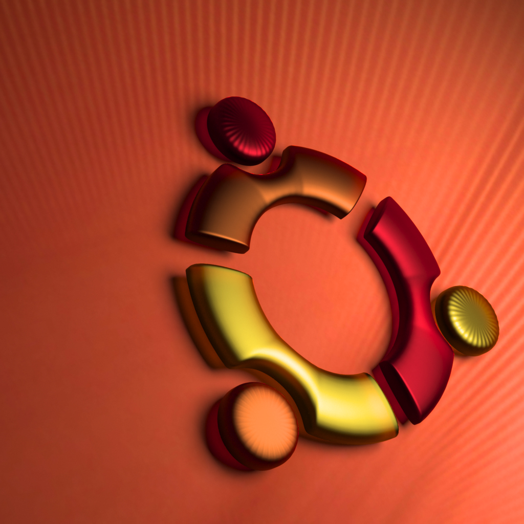 ubuntu logo 3d