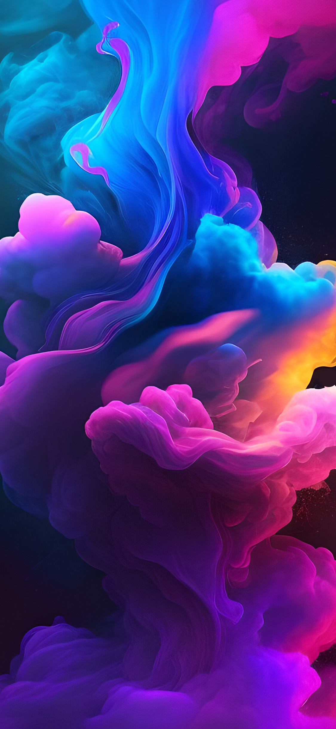 Colorful Smoke Wallpaper Designs