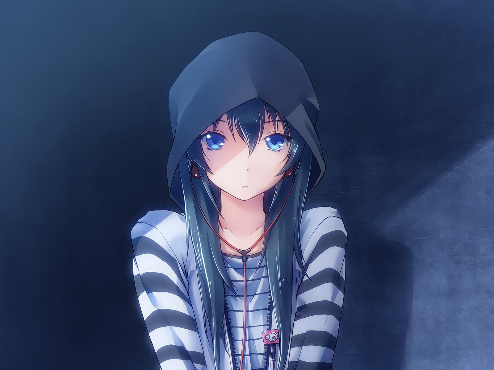 Cute Sad Girl Anime