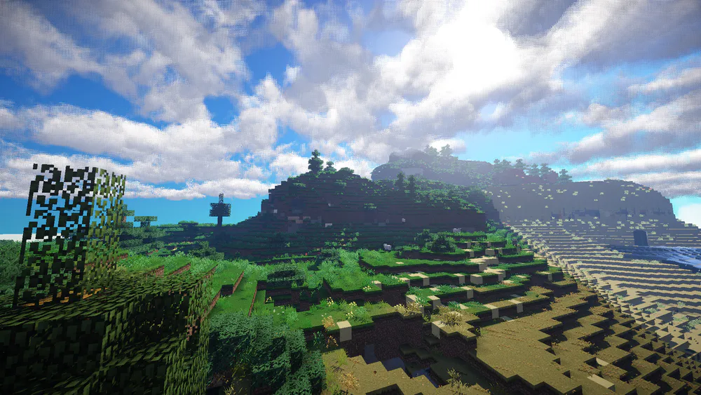 Manually crop Minecraft landscape, Minecraft, Landscape wallpaper to ...