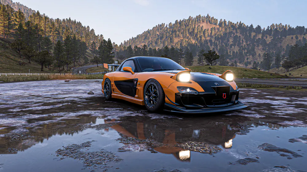 Manually crop Mazda RX 7, Mazda, Forza Horizon 5, Rx 7, Ryksa, Puddles ...