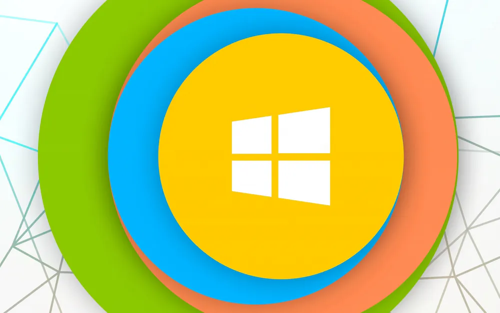 Manually crop Windows, Logo, Circles wallpaper to 2560x1600 resolution ...