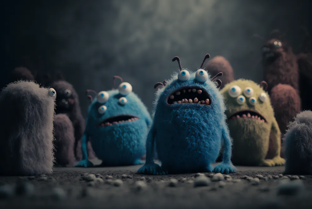 Manually crop Monsters, AI Art wallpaper to 2560x1600 resolution to ...