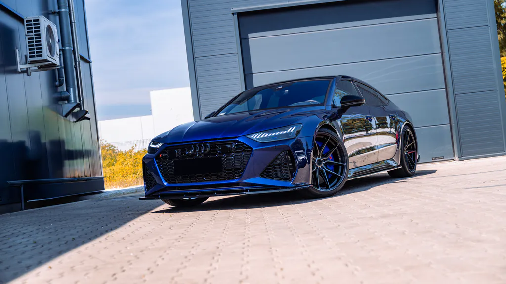 Audi RS7 Blue, Audi, Audi RS7, RS7, Blue (4096x2700) - обои для ...